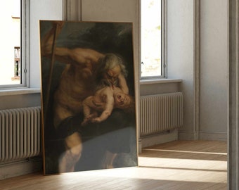 Saturn Devouring His Son Poster - Etsy