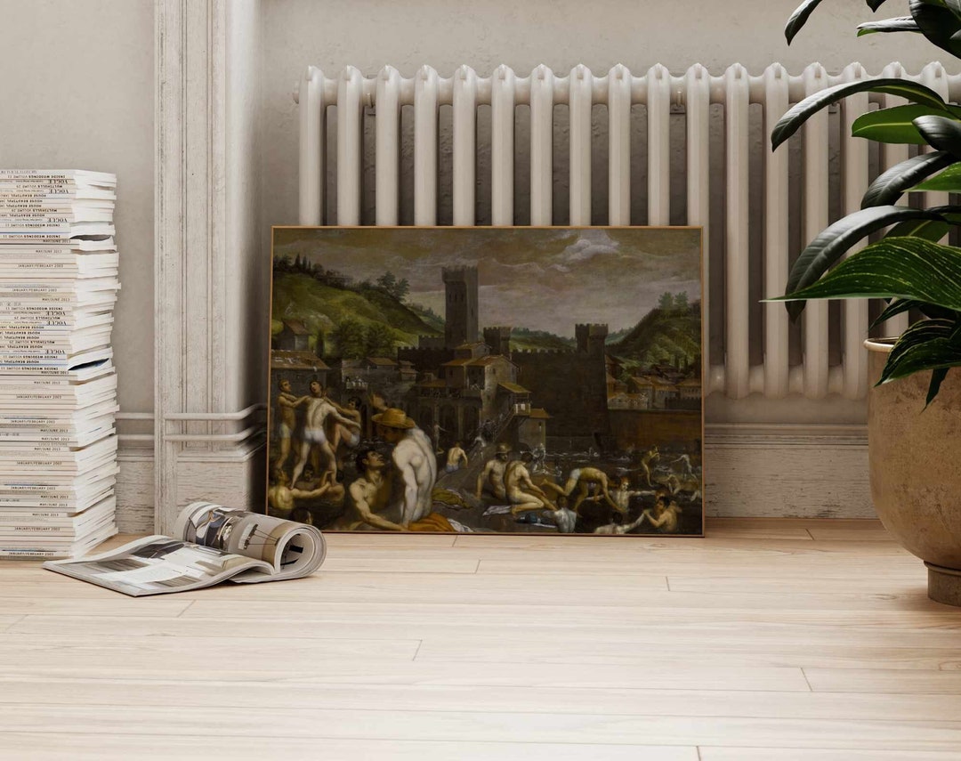 Domenico Passignano Bathers at San Niccolò Vintage Print - Etsy