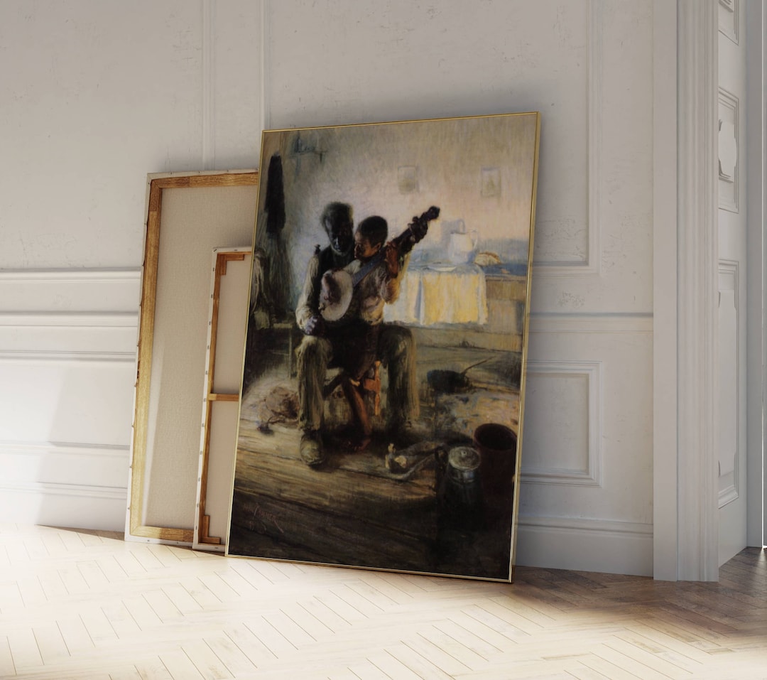 Henry Ossawa Tanner the Banjo Lesson Antique African-american Artist ...