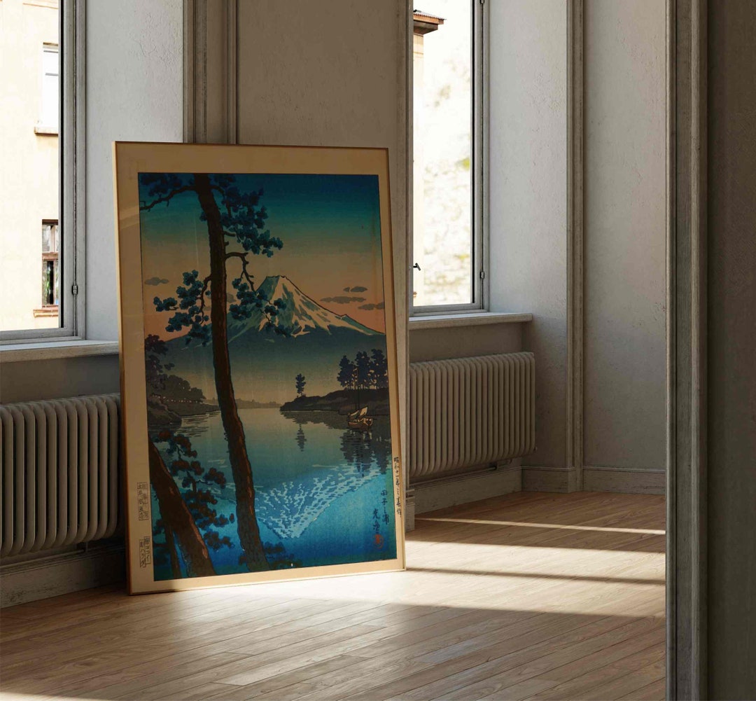 Tsuchiya Koitsu Fuji From Tago Bay Vintage Japanese Ukiyo-e Woodblock ...