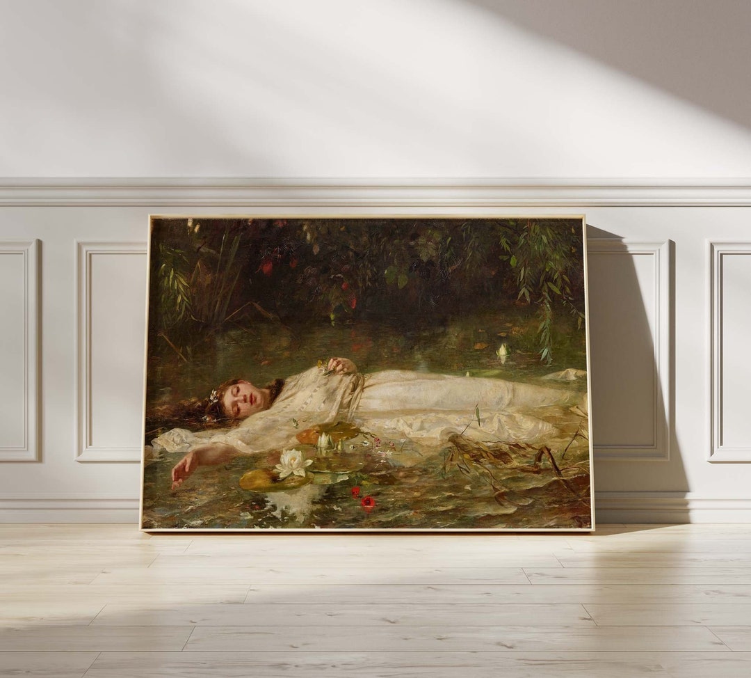 Friedrich Wilhelm Theodor Heyser Ophelia Shakespeare's Hamlet Painting ...