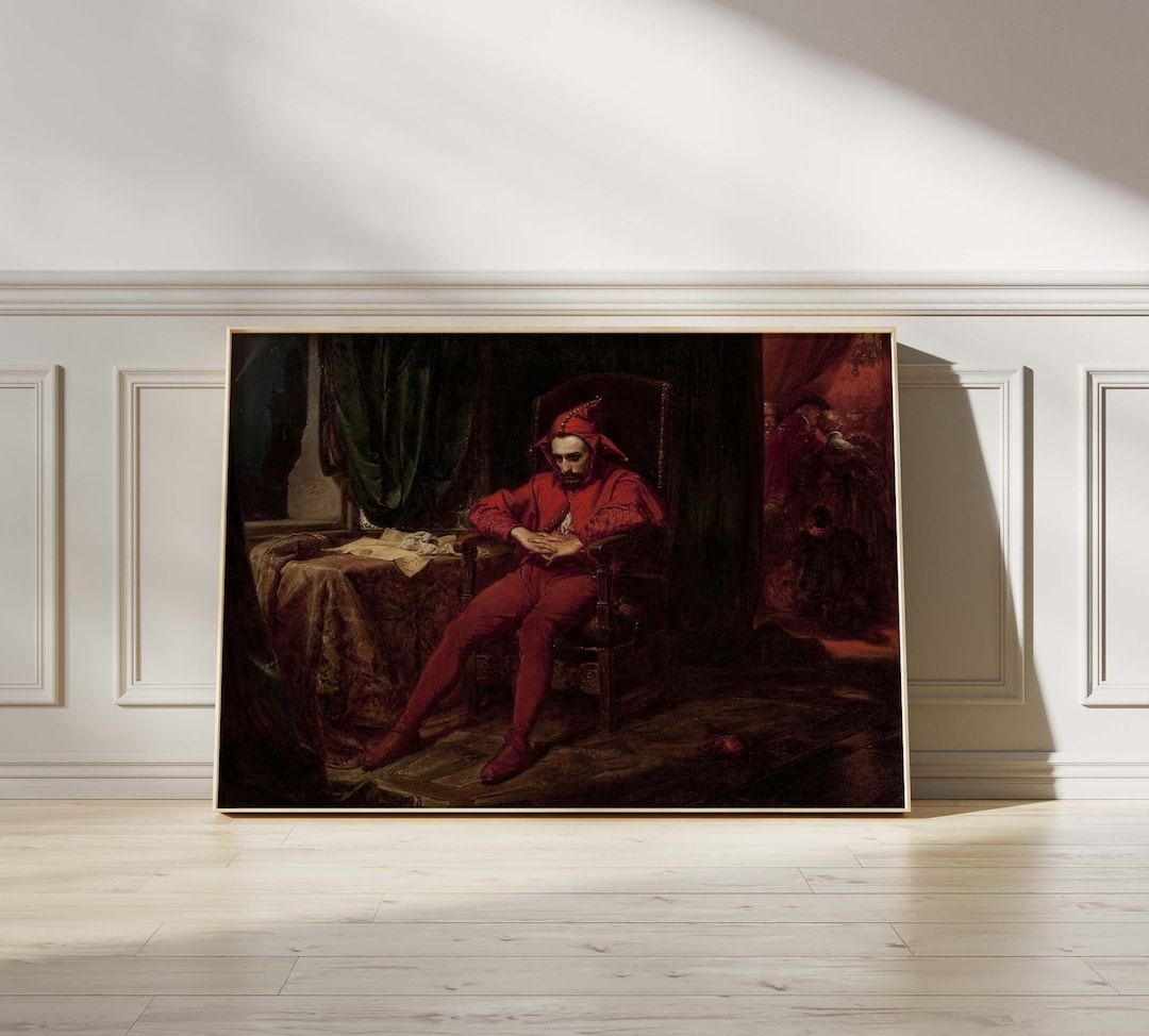 Jan Matejko Stańczyk Polish Artist Painting, Vintage Print, Fine Wall ...