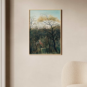 Henri Rousseau Rendezvous in the Forest French Naive - Etsy