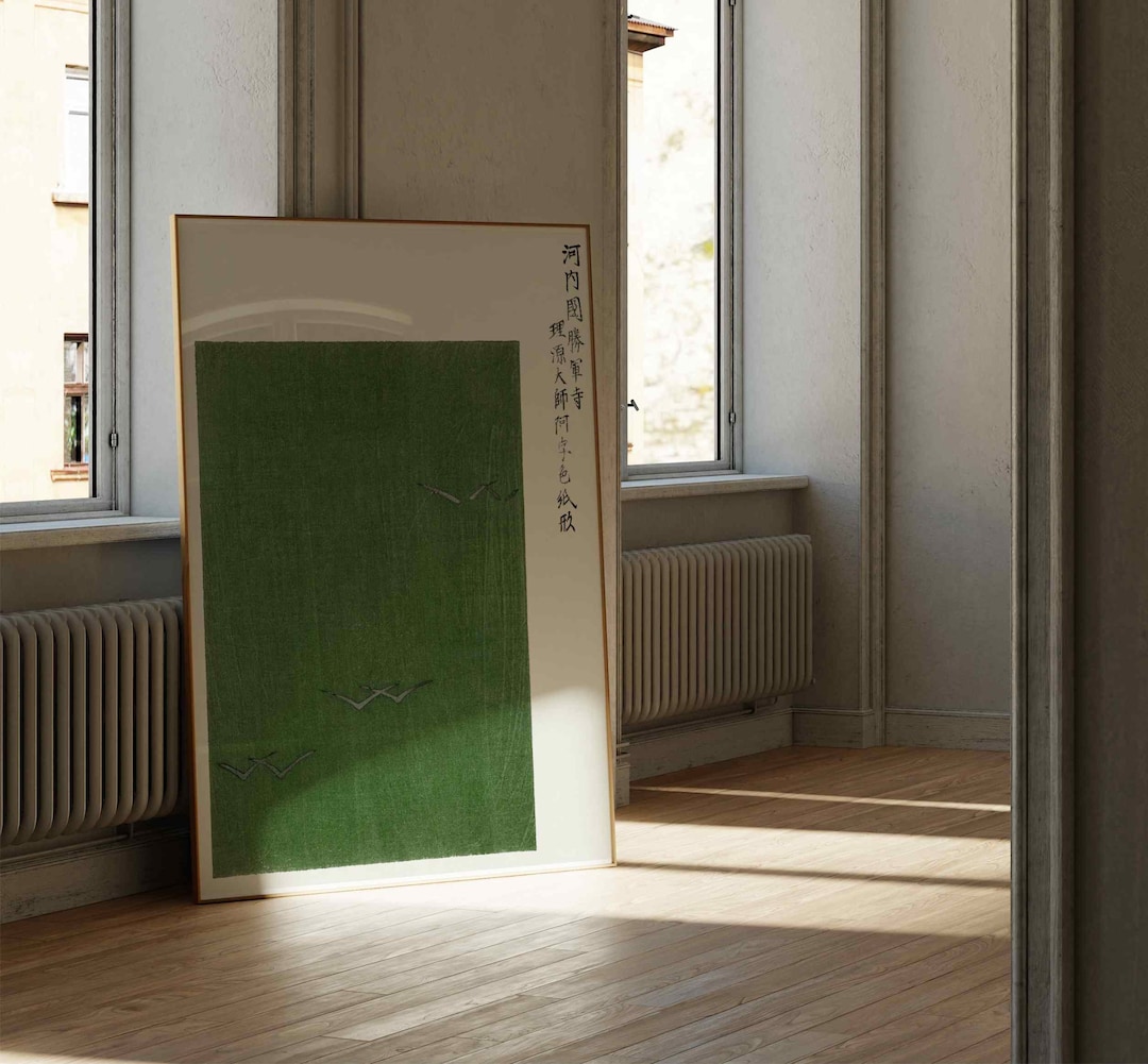 Taguchi Tomoki Woodblock Print Seagulls Yatsuo No Tsubaki Vintage ...