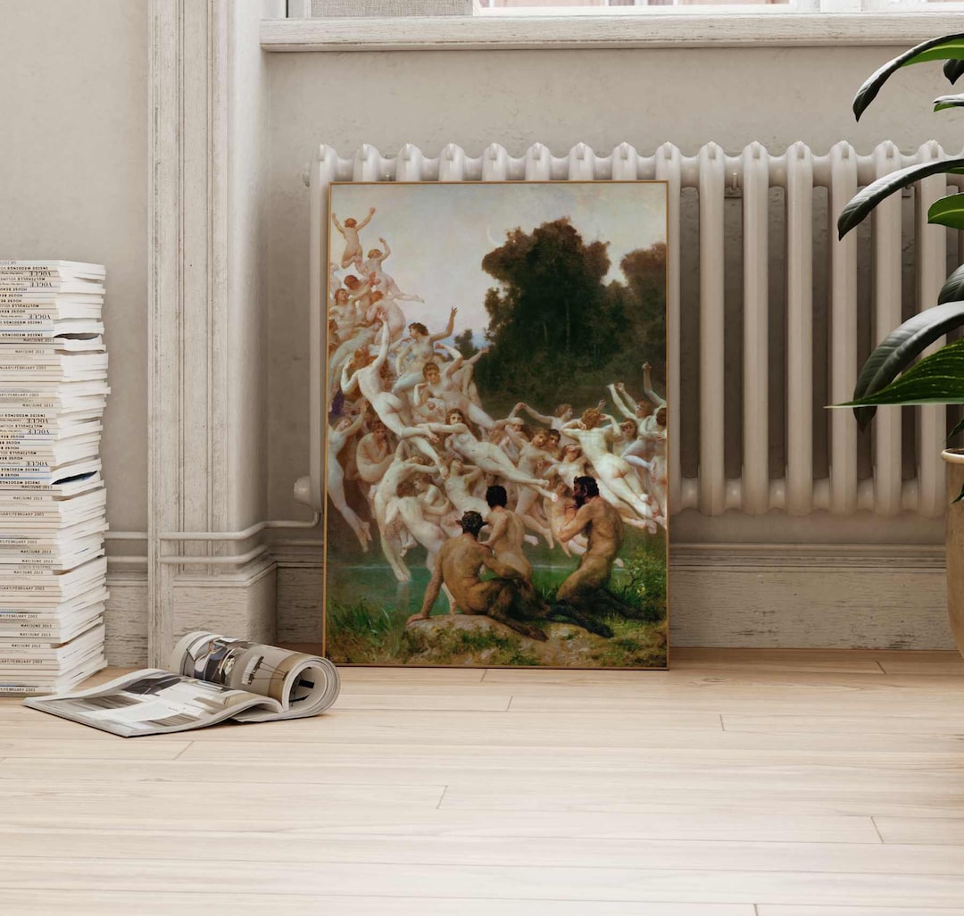 William-adolphe Bouguereau the Oreads les Oréades Mythical - Etsy