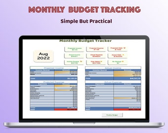 Monthly Personal Budget Tracker/monthly Home Budget Tracker/excel ...