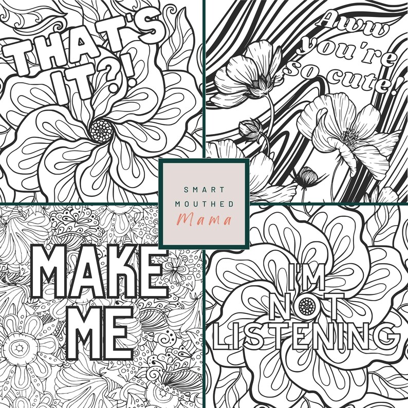 10 Bratty Coloring Pages Adult/bdsm/ddlg/kink - Etsy New Zealand