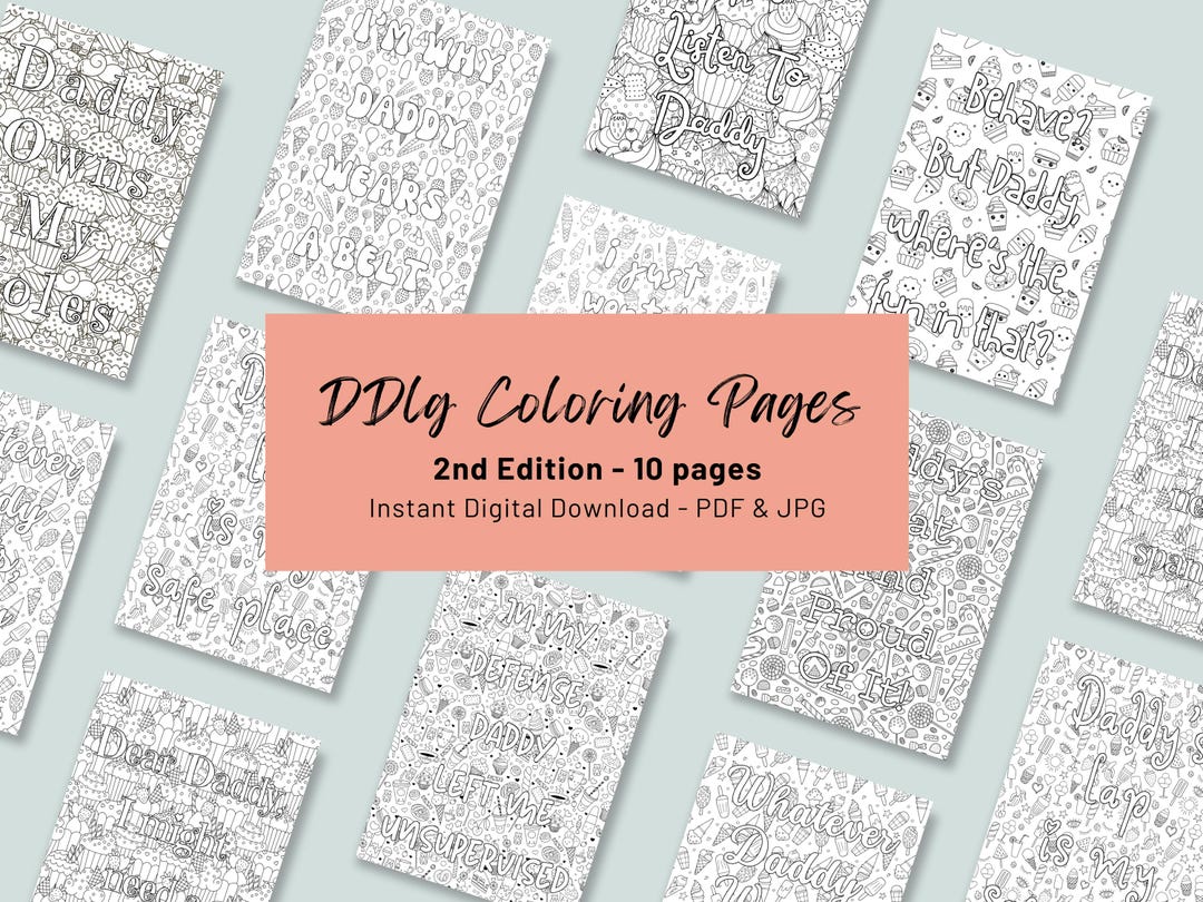10 Ddlg Coloring Pages, Adult/bdsm/kink/bratty/sub/dom/brat/little (#2 ...