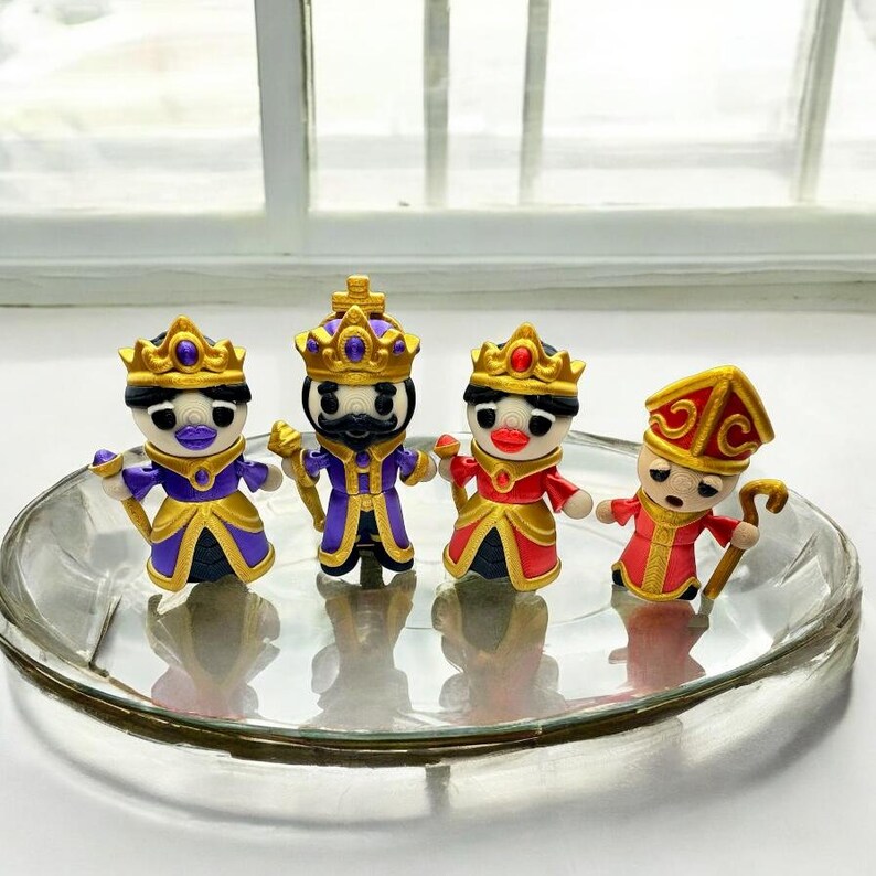 Articulated 3D Printed Feudal Chess Set - Unique Fidget Toy, Sensory ... Articulated 3D Printed Feudal Chess Set - Unique Fidget Toy, Sensory ...