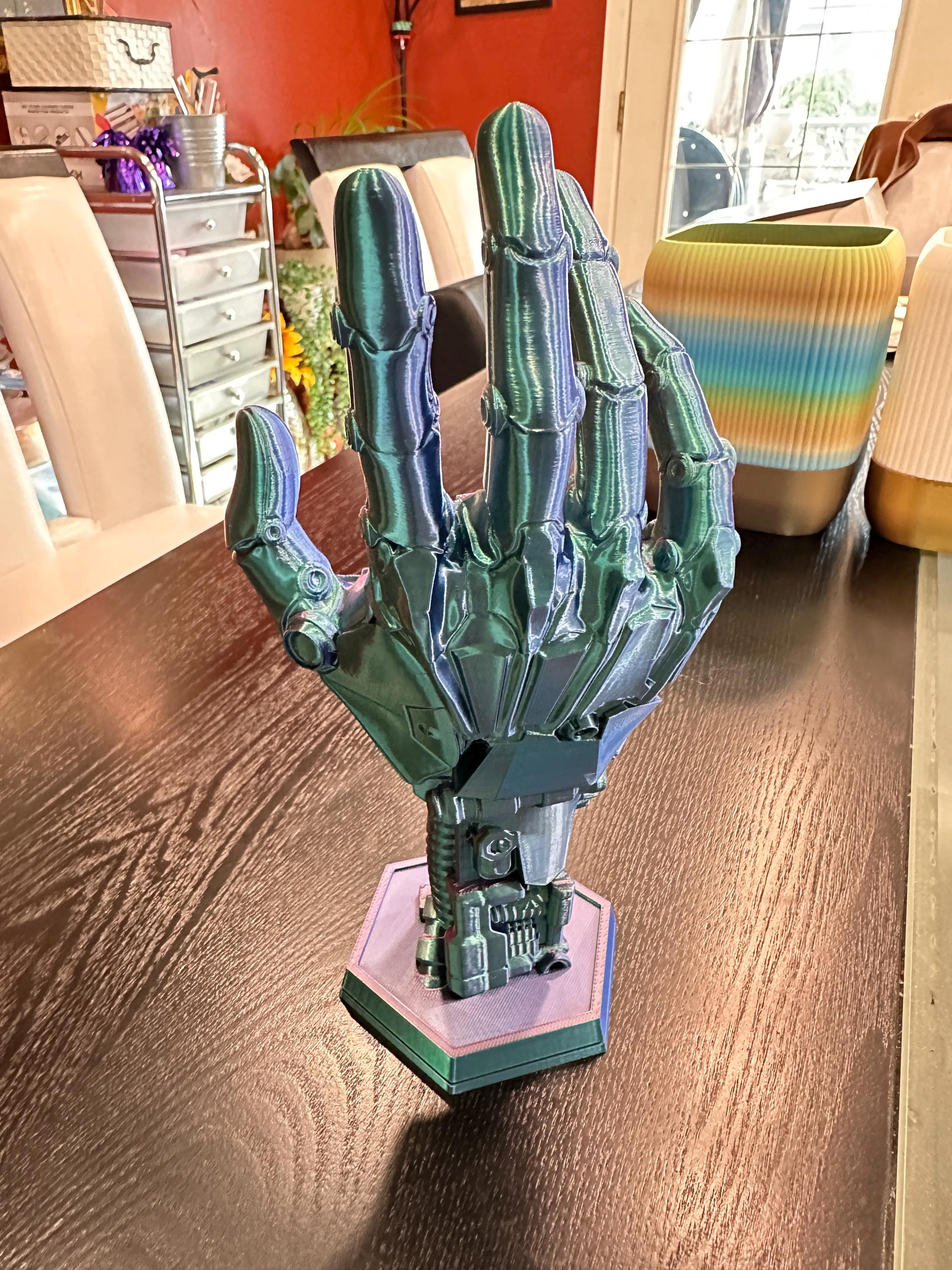 Futuristic 3D Printed Robot Hand Controller Stand - Ergonomic Gaming ...