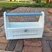 White Farmhouse Wooden Shutter Tote Box - Etsy