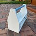 White Farmhouse Wooden Shutter Tote Box - Etsy