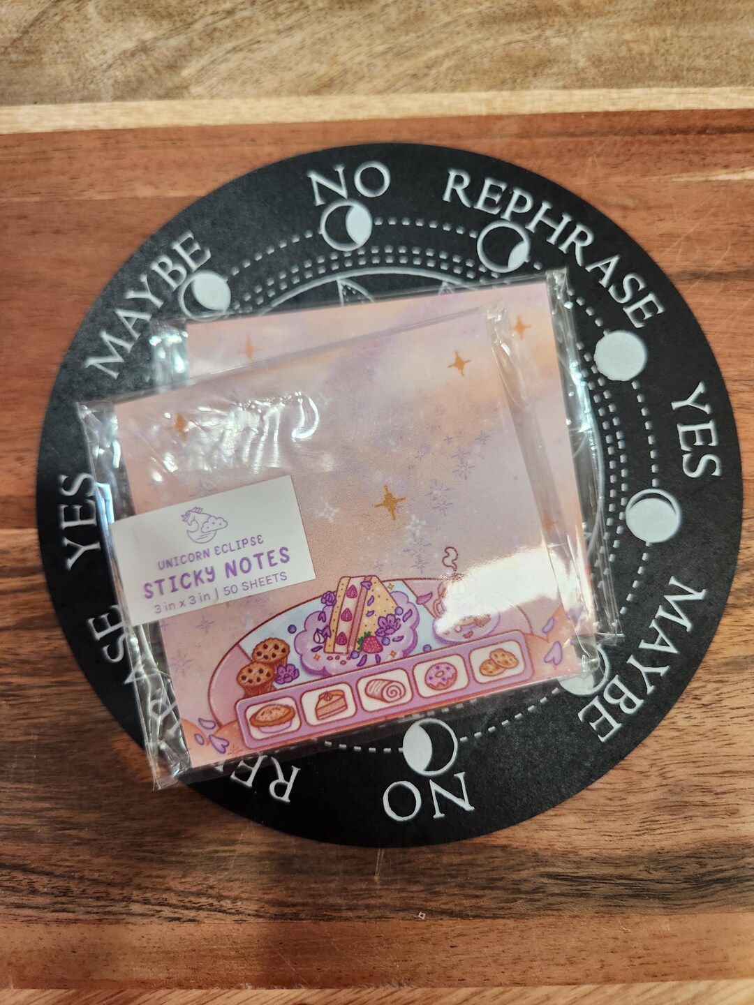 Unicorn Eclipse Sticky Note | Cute Kawaii Dreamy Space Aesthetic ...