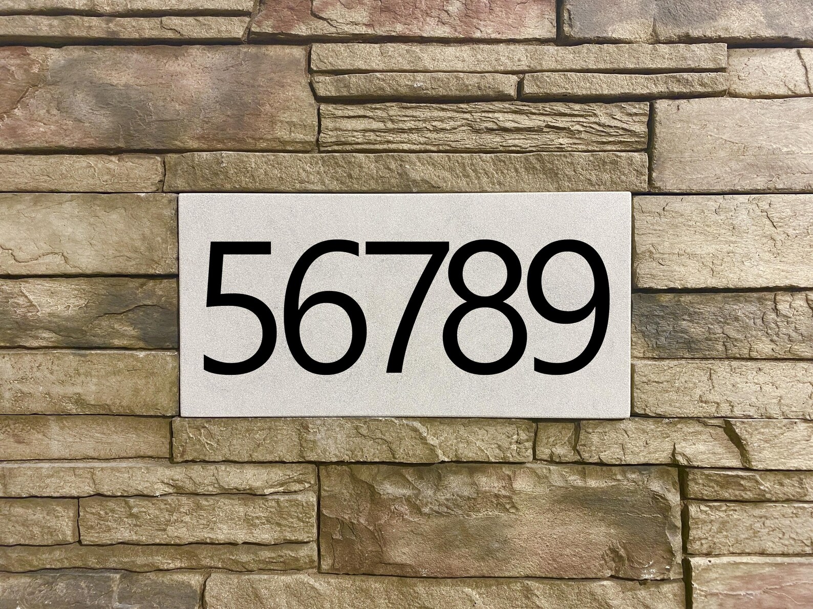 Versetta Address, up to 5 Numbers, NO BORDER - for Versetta Stone ...