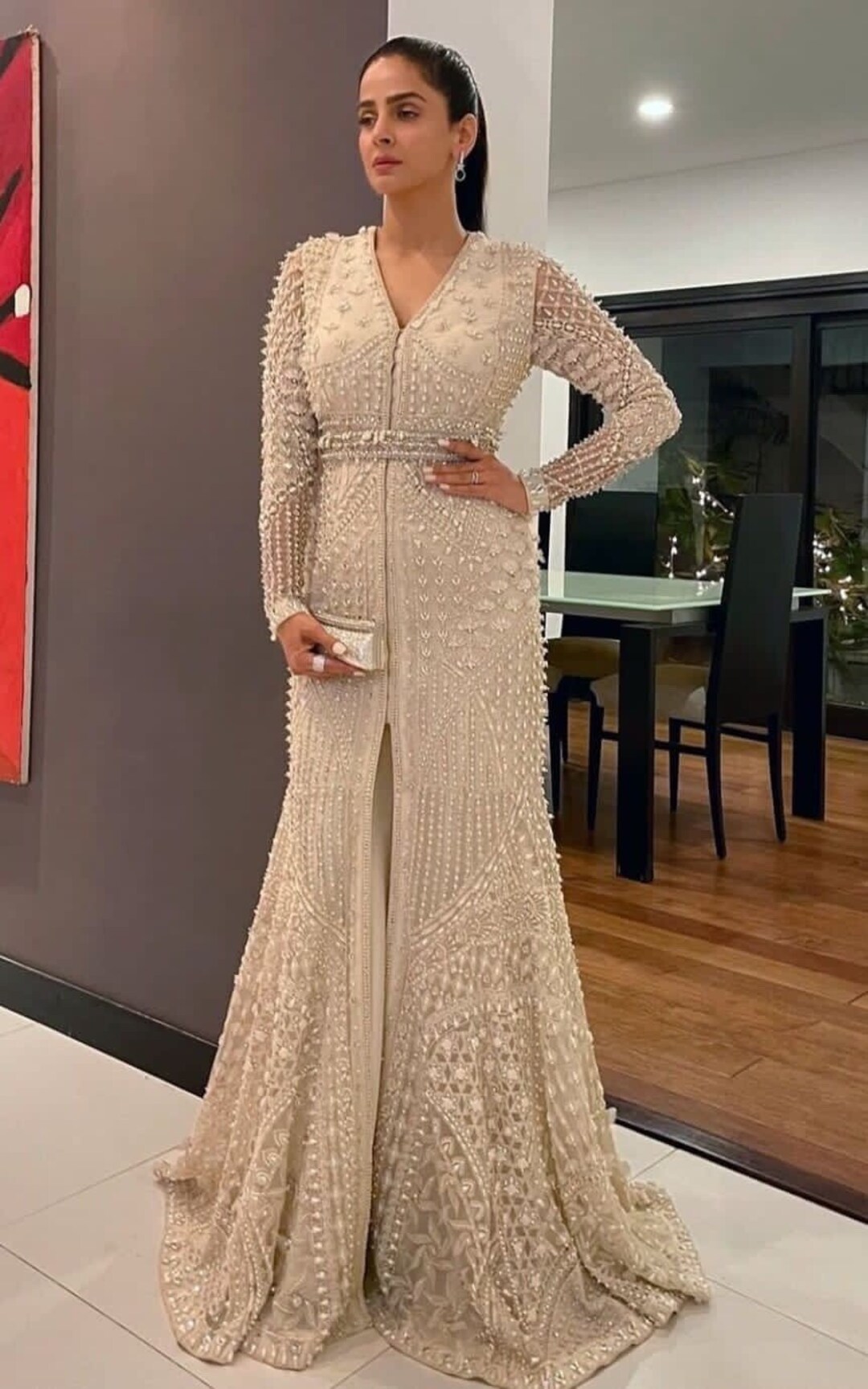 Pakistani Indian Women Pure Organza Maxi Suit, Hit Elan Design, Heavy ...