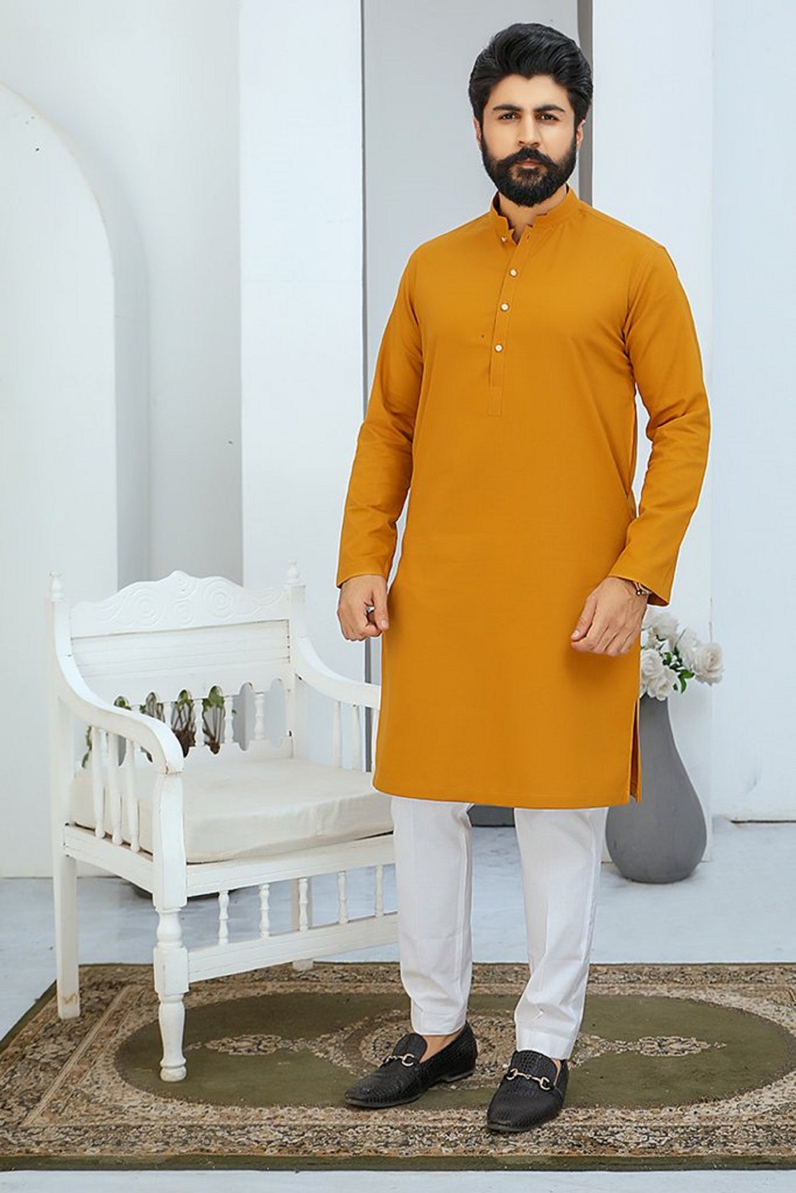 Pakistan Indian Men Kurta Collection Simple and Decent Best - Etsy