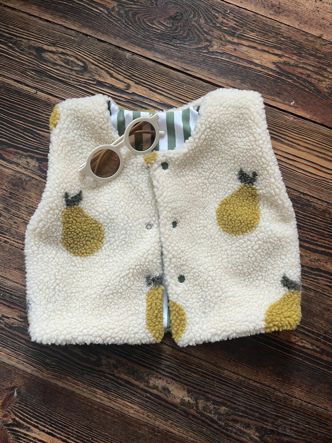 Teddy Vest Pear - Etsy
