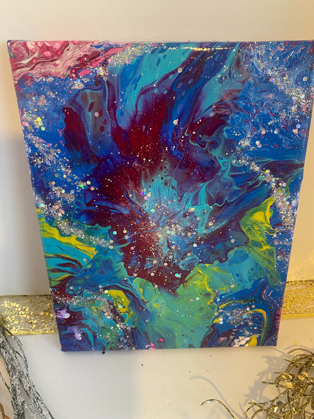 Explosions of Color Acrylic Painting - Etsy