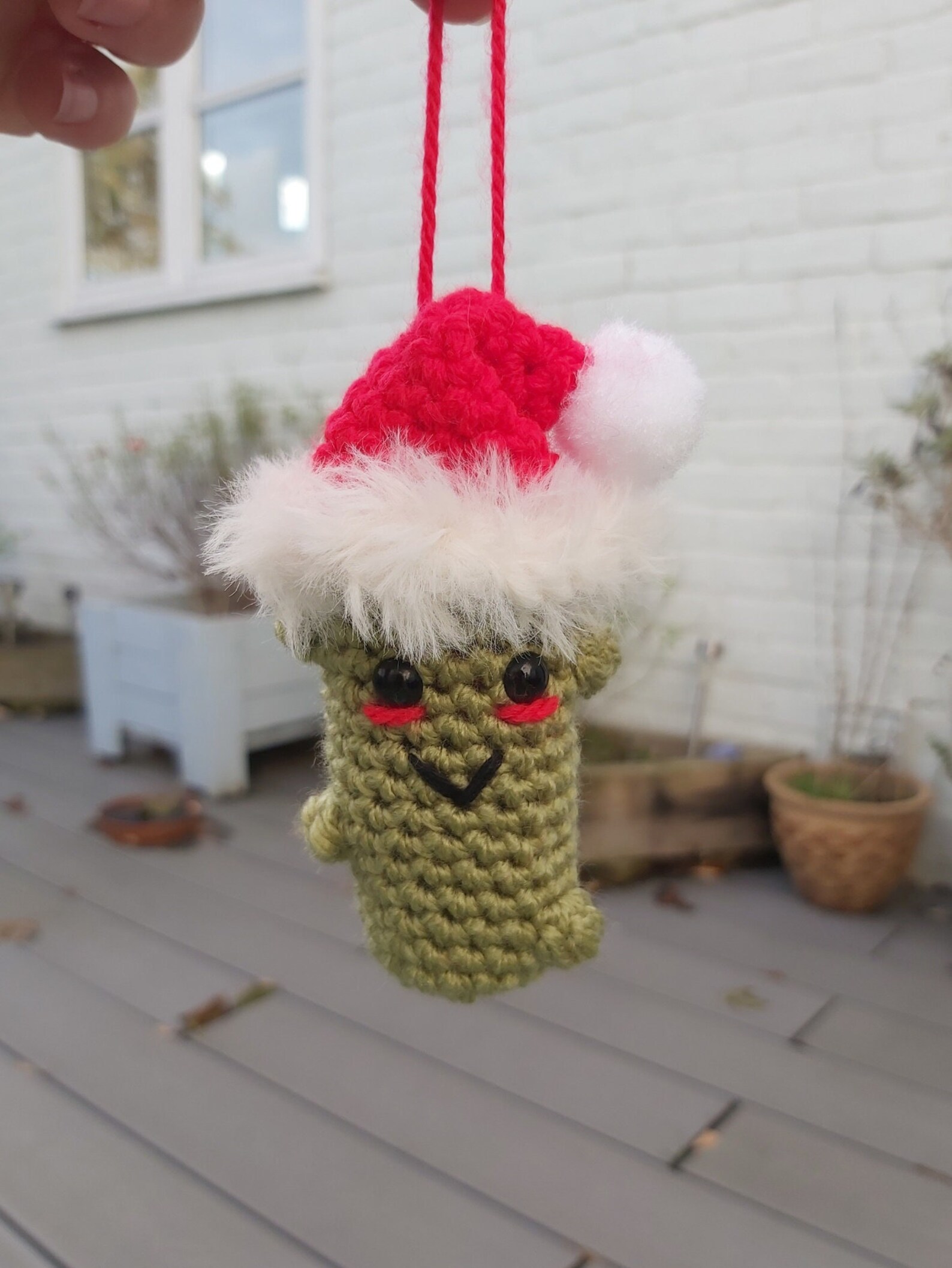Crochet Cute Christmas Pickle | Handmade Tree Ornaments - Etsy