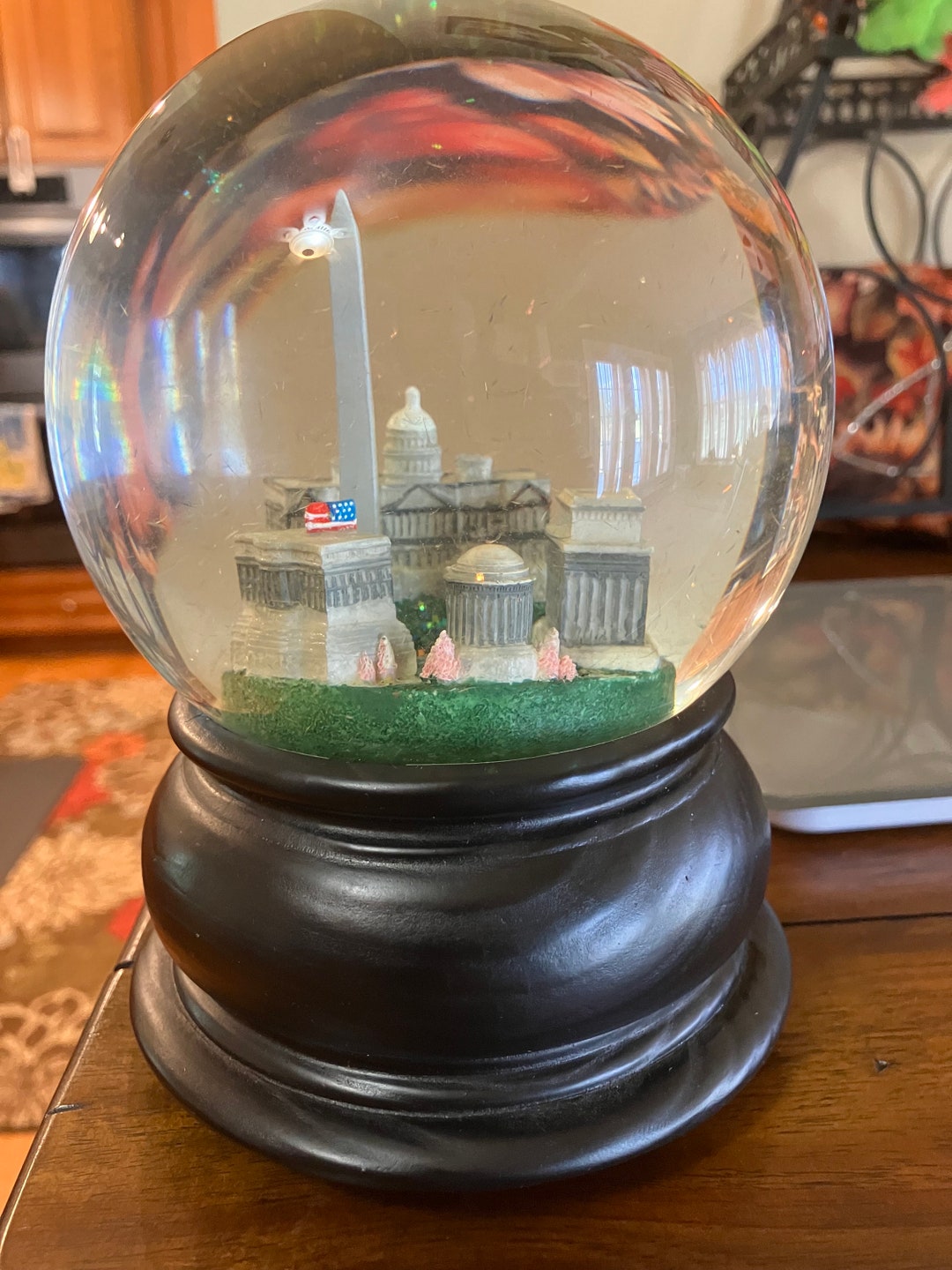 Washington DC Musical Snow Globe - Etsy