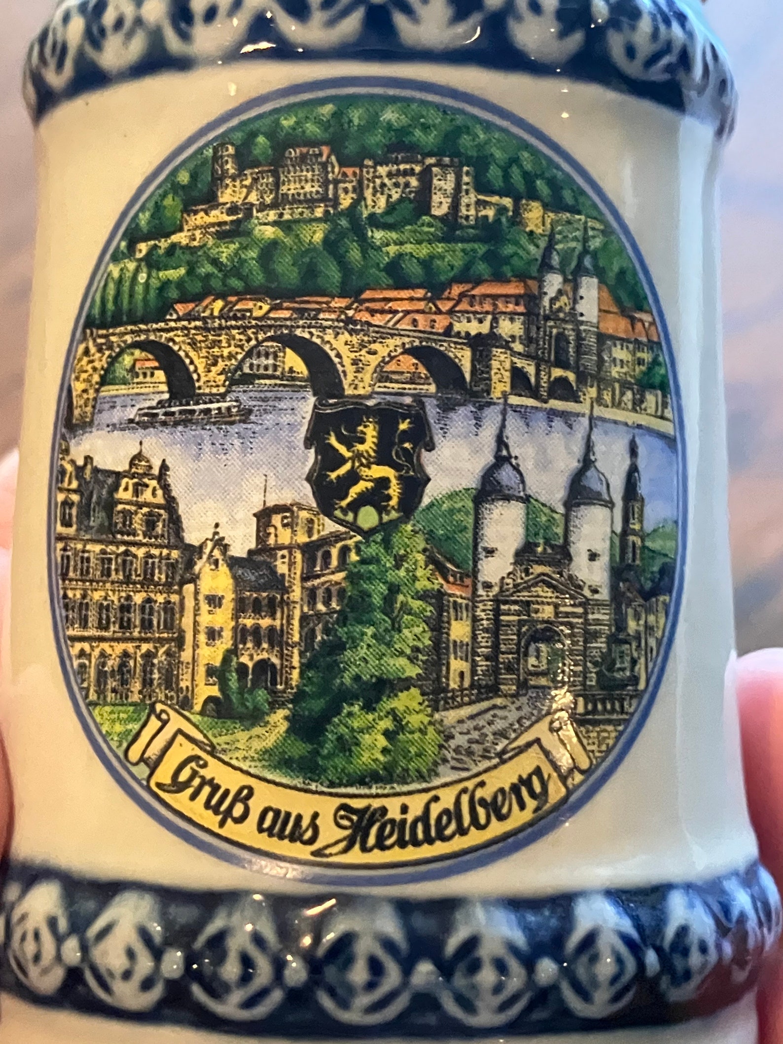 Mini Lidded Beer Stein Shot Glass Heidelberg - Etsy