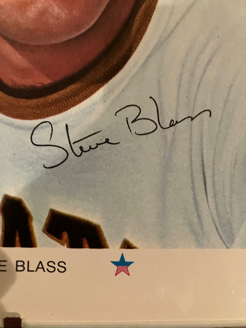Pittsburgh Pirates Steve Blass Framed Picture - Etsy