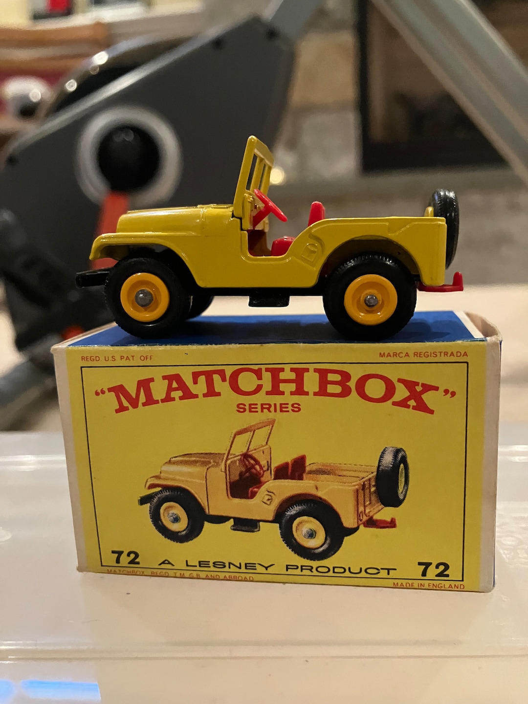 Lesney Matchbox 72 Standard Jeep With Original Box - Etsy
