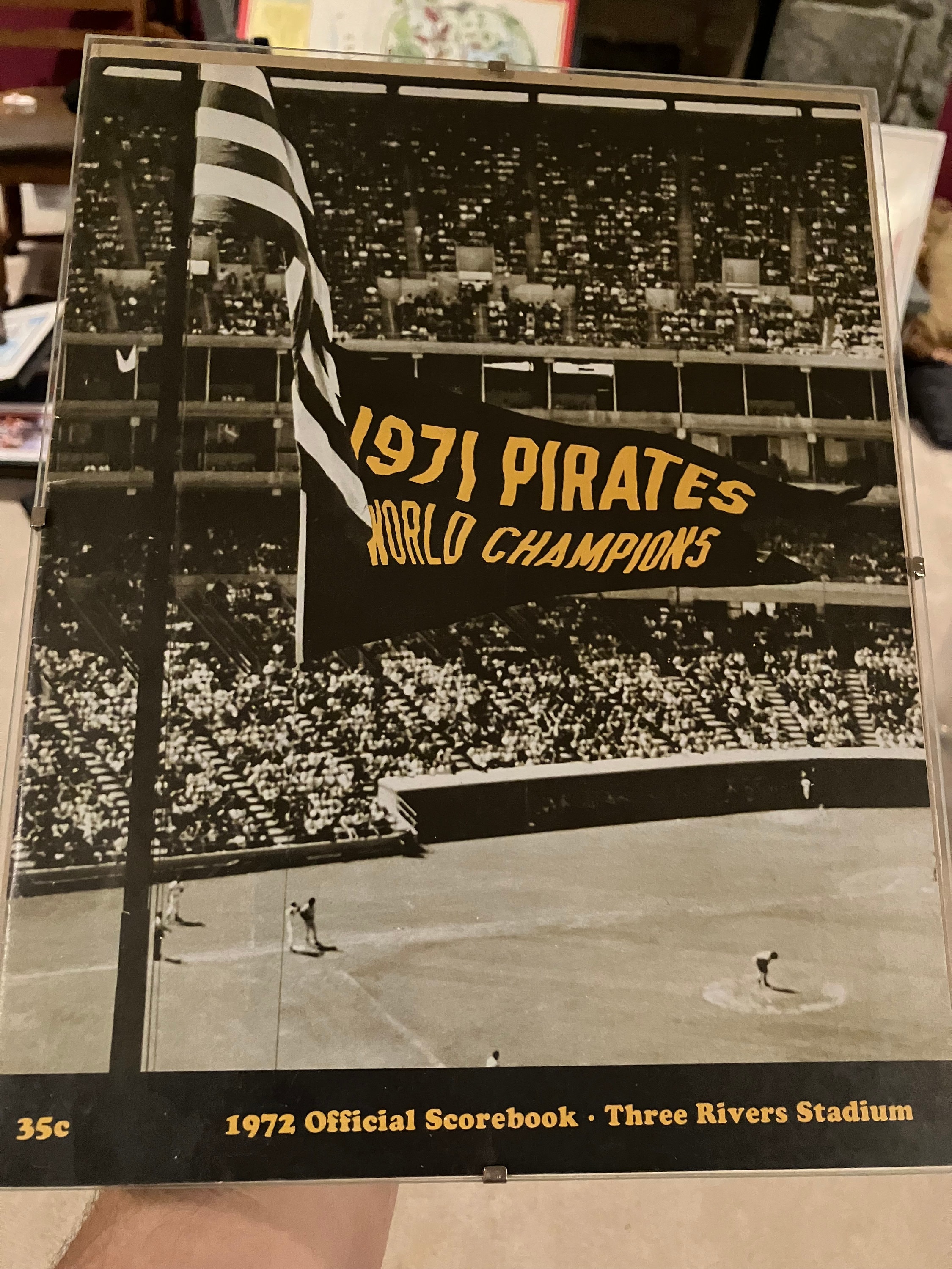 1972 Pittsburgh Pirates Official Scorebook Three Rivers Stadium in ...