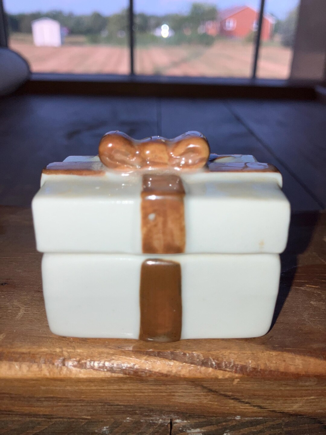 Enesco Imports Ceramic Gift Box Vintage - Etsy
