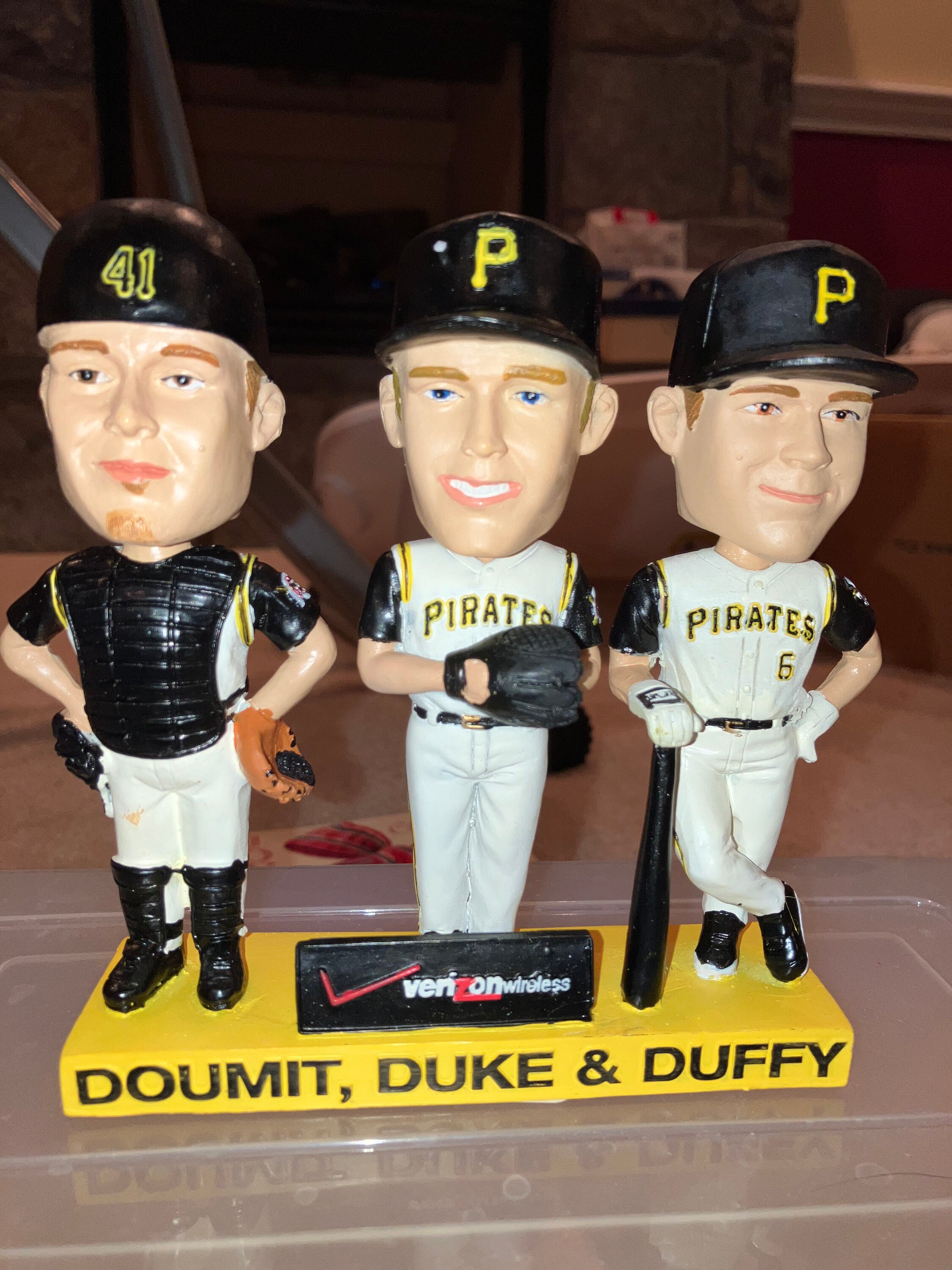 PNC Park Exclusive Pittsburgh Pirates Doumit, Duke & Duffy Bobblehead ...