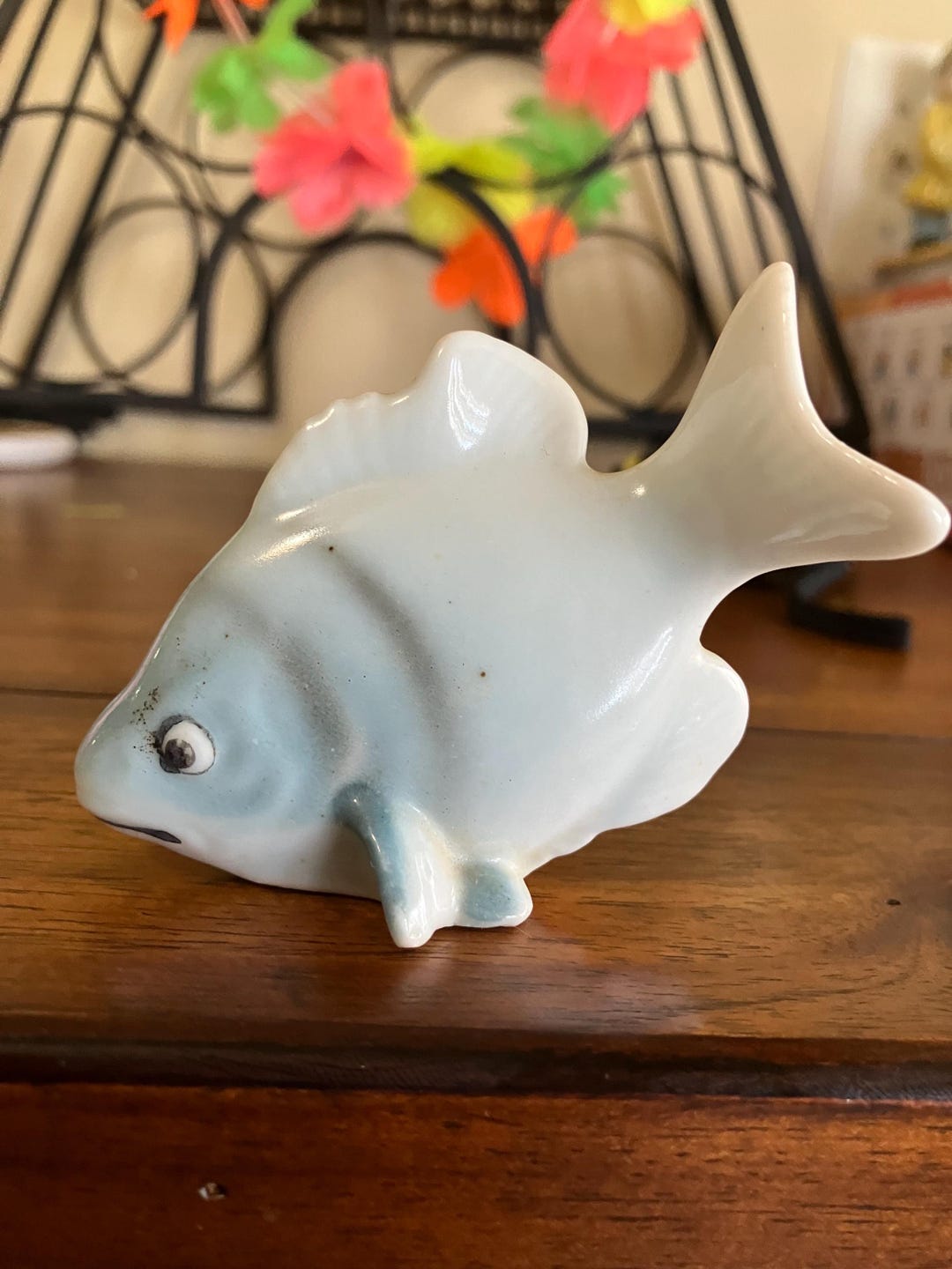 Swimming Fish Figurine 2 - Etsy