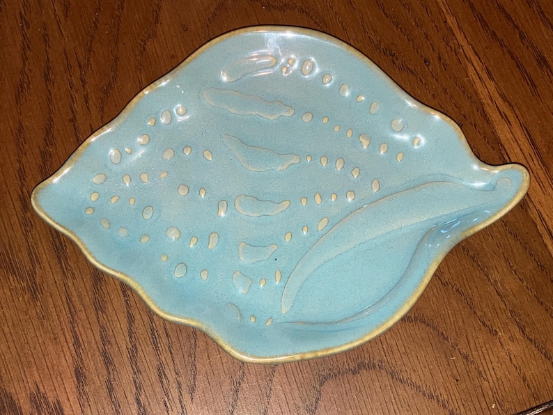 Cindy Crawford Style Sea Shell Canapé Plate Blue-green - Etsy
