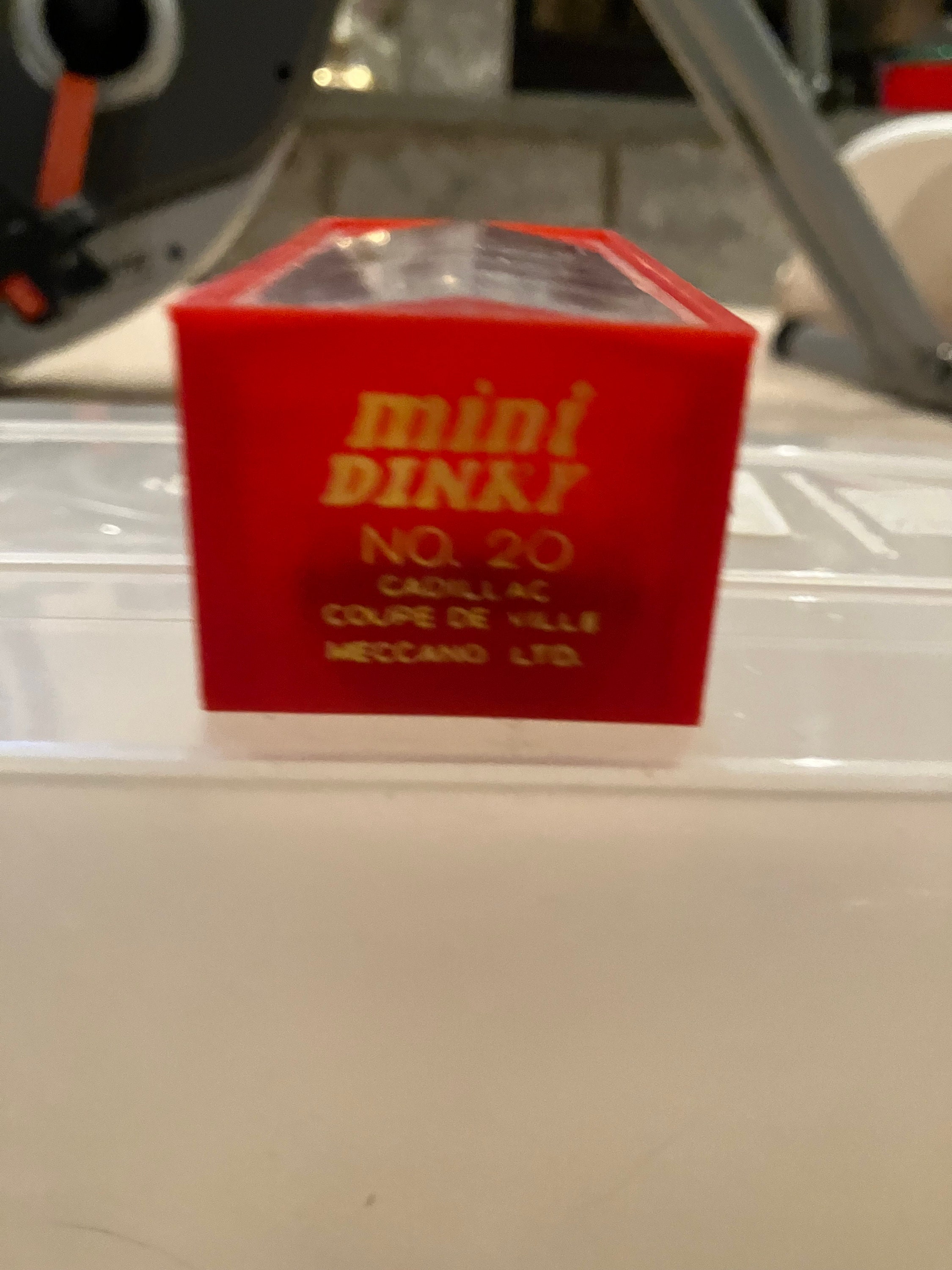 Mini Dinky #20 Cadillac Coupe Deville in Red Garage Package - Etsy