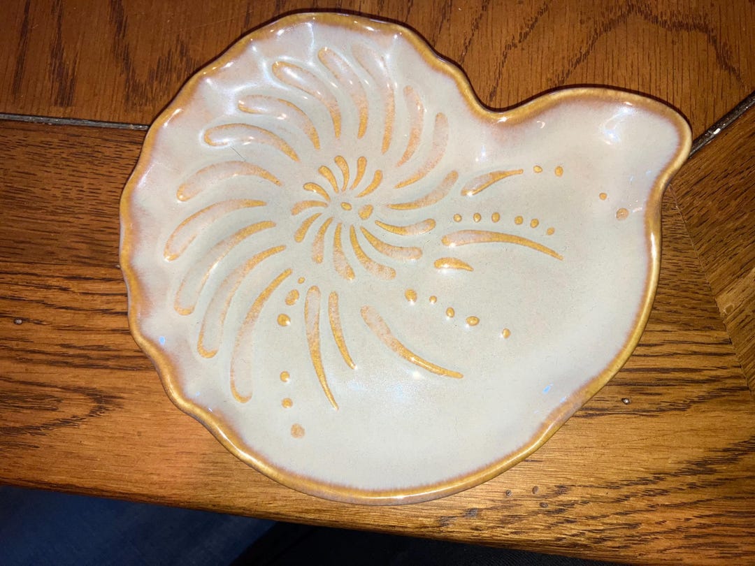 Cindy Crawford Style Sea Shell Canapé Plate Tan - Etsy