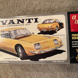 AMT Studebaker Avanti 1960s Model Kit - Etsy