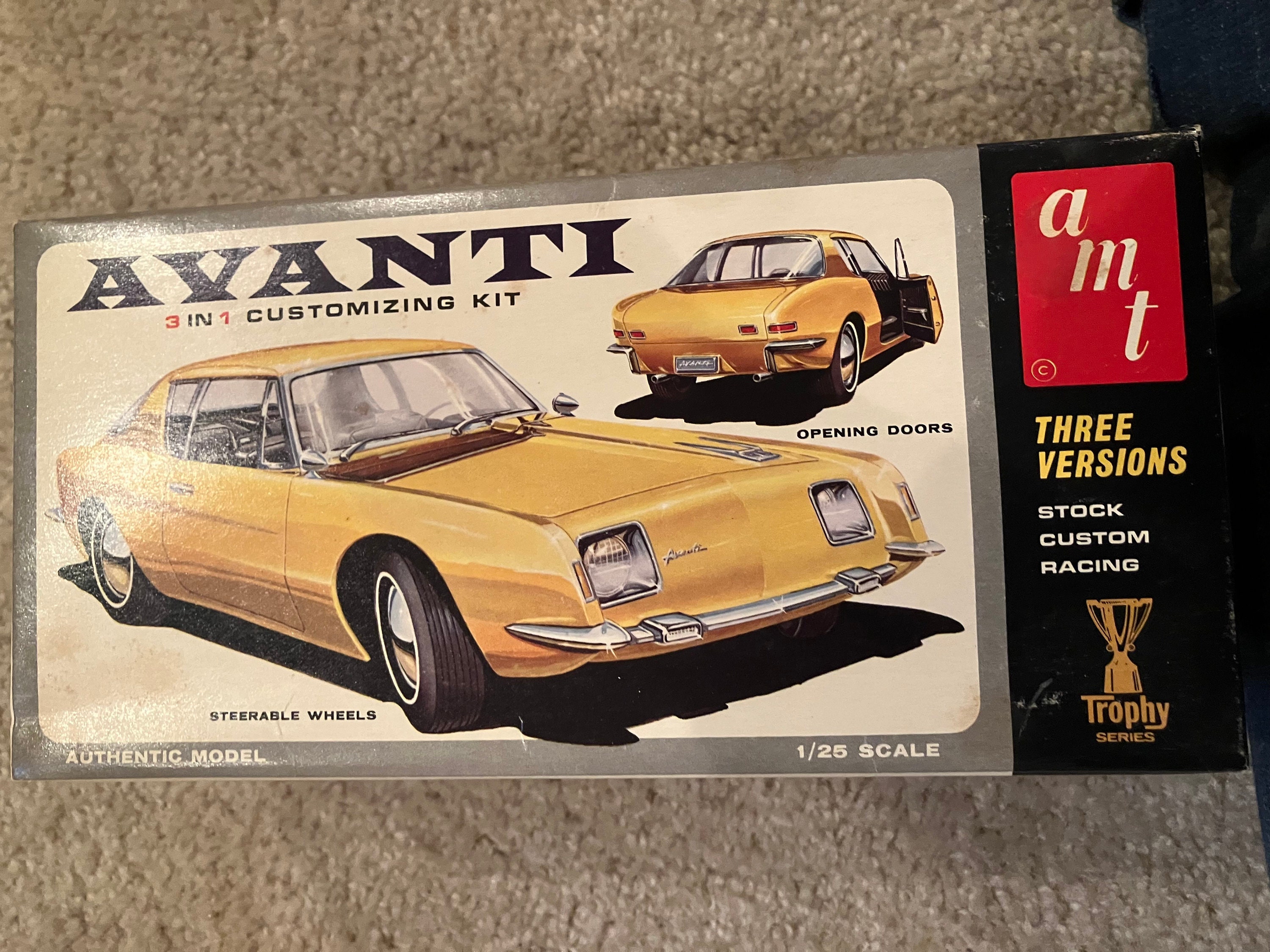 AMT Studebaker Avanti 1960s Model Kit - Etsy