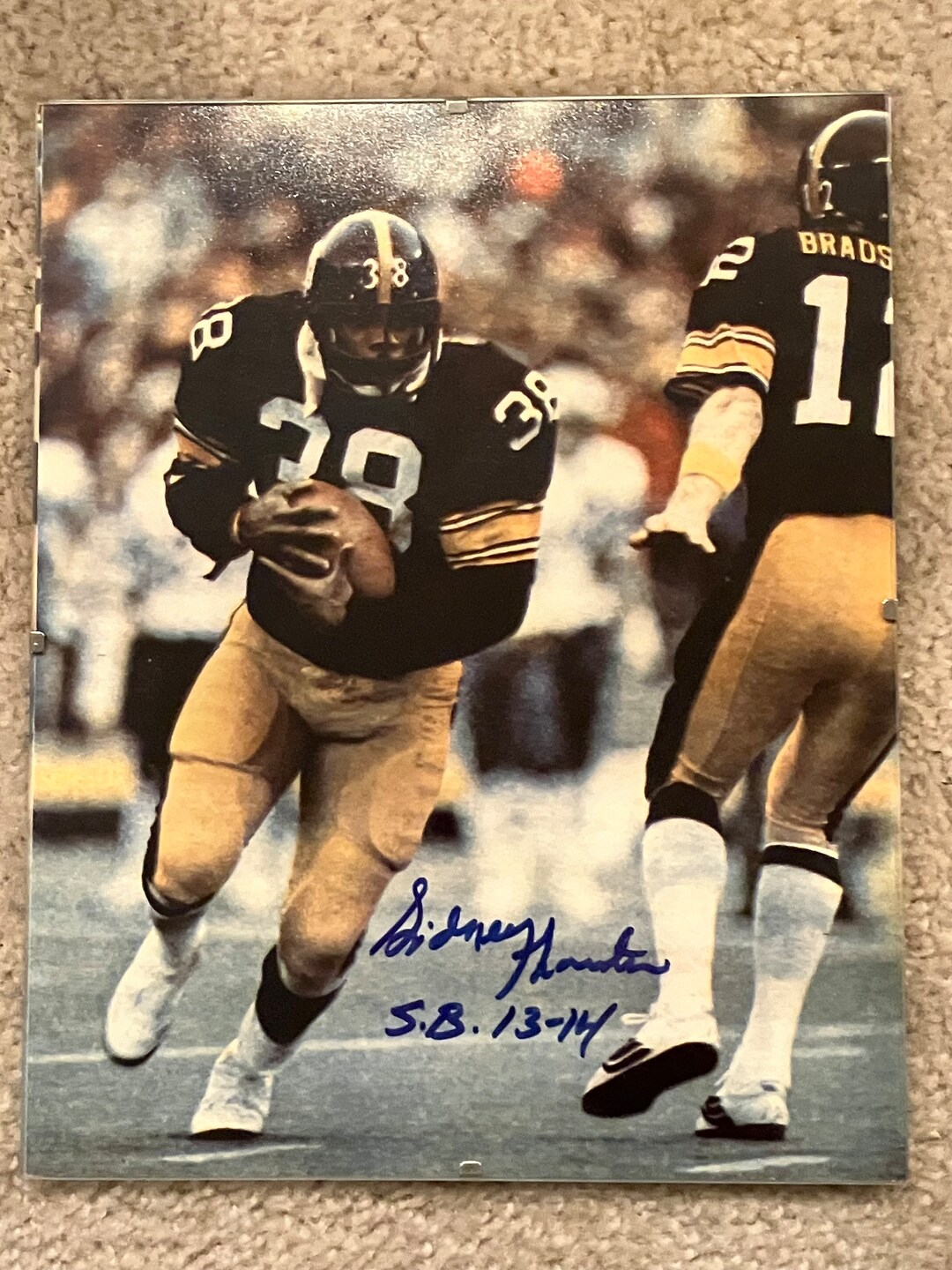 Pittsburgh Steelers Sidney Thornton Autographed Photo - Etsy