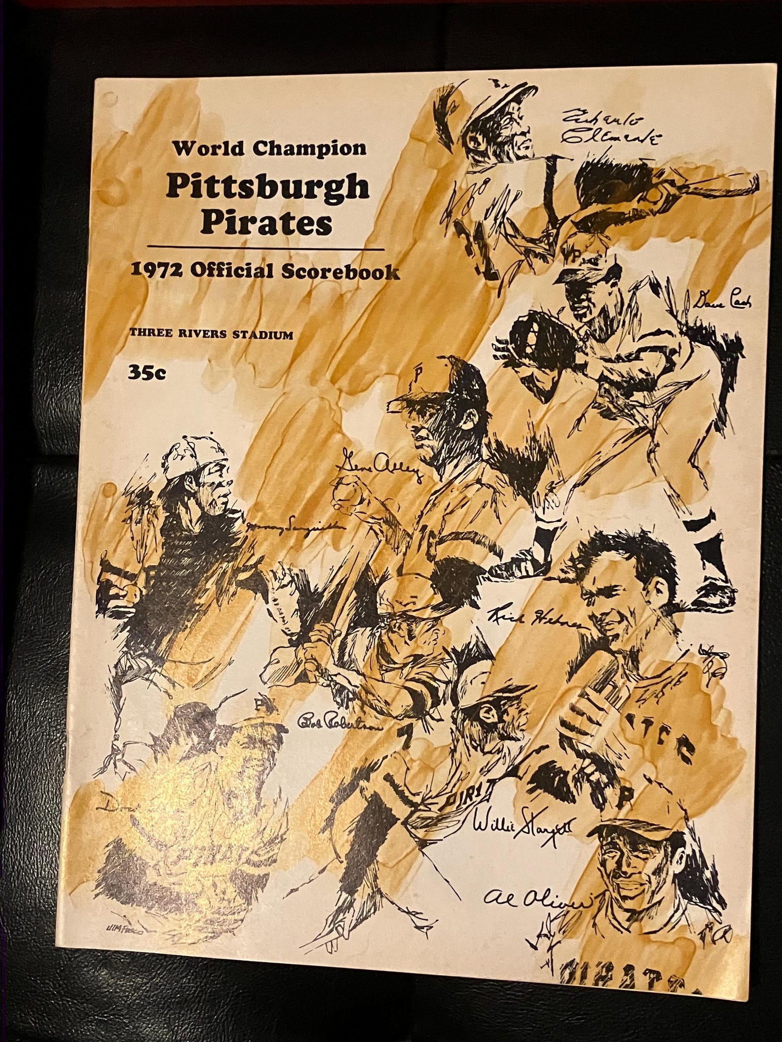Pittsburgh Pirates 1972 Official Scorebook - Etsy