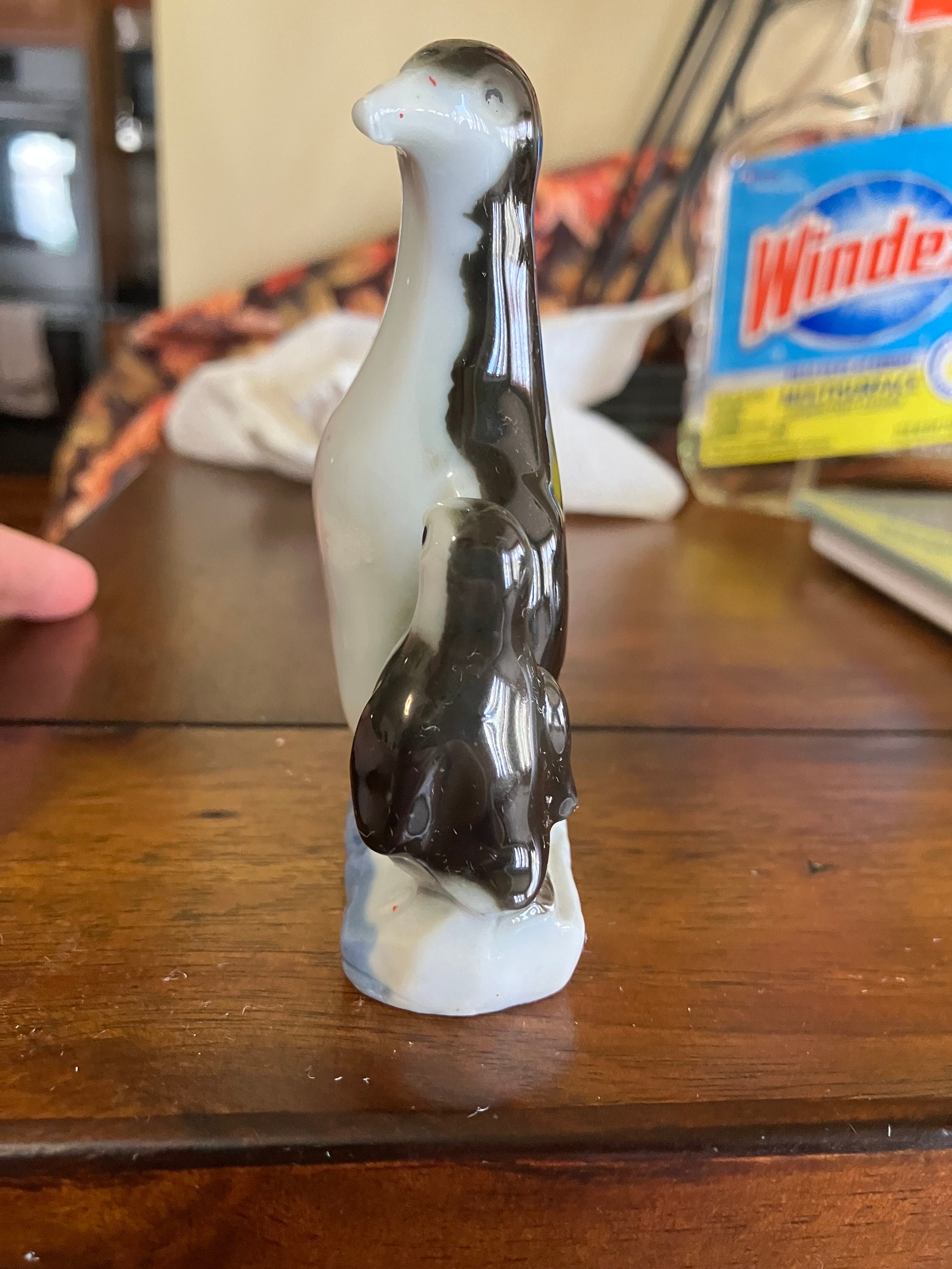 Porcelain Penguins Figurine - Etsy