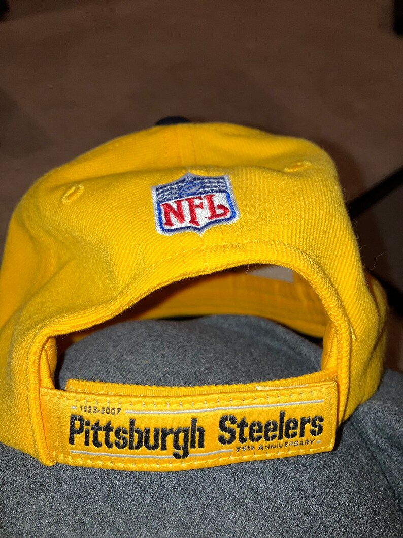 Pittsburgh Steelers 75th Season Adjustable Cap - Etsy