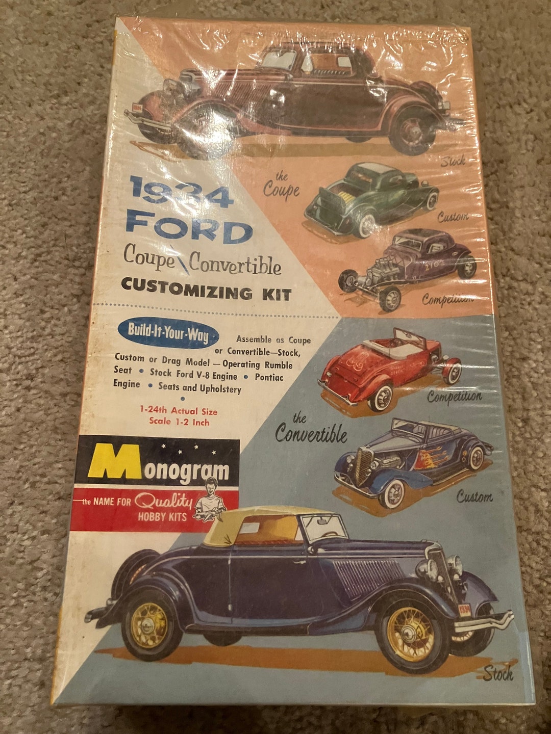 Monogram 1934 Ford Coupe/convertible Customizing Kit - Etsy