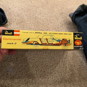 Revell Continental Mark II 1950s Model Kit - Etsy