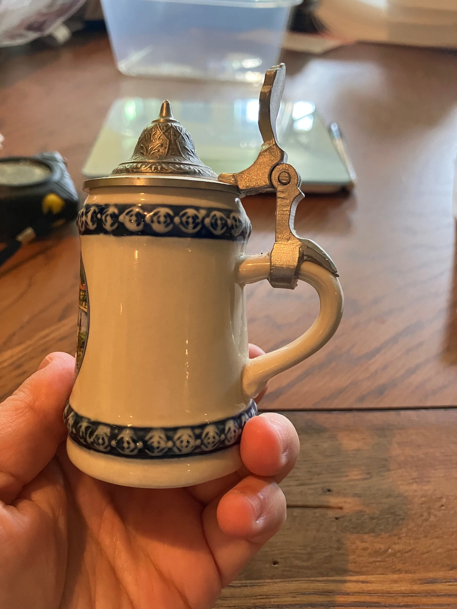 Mini Lidded Beer Stein Shot Glass Heidelberg - Etsy