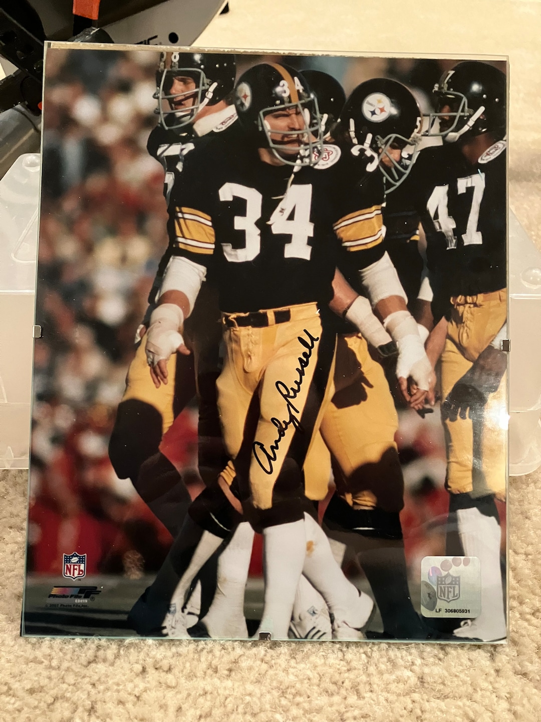 Pittsburgh Steelers Andy Russell Framed Photo - Etsy