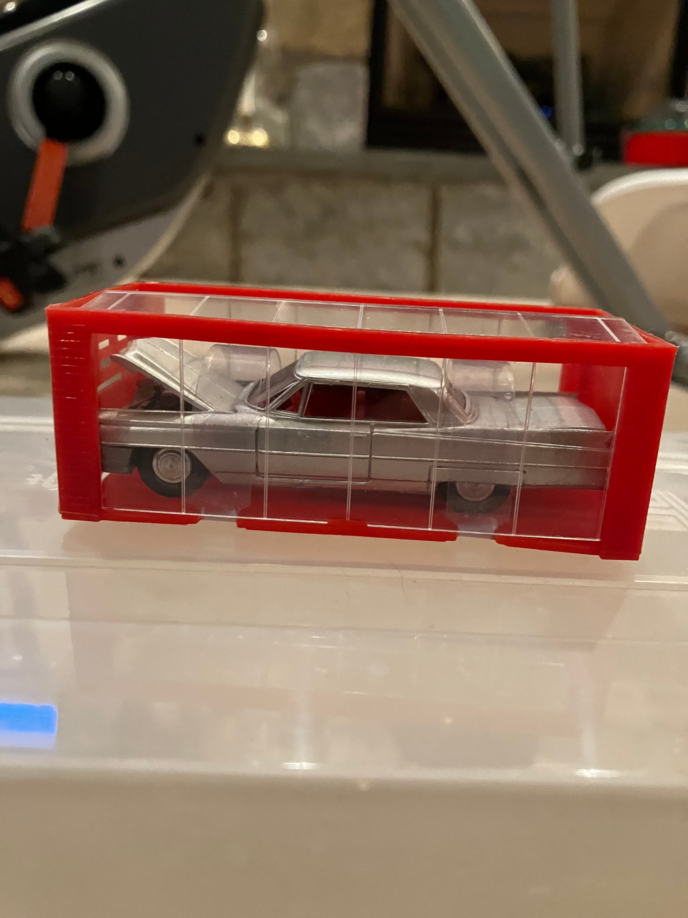 Mini Dinky #20 Cadillac Coupe Deville in Red Garage Package - Etsy