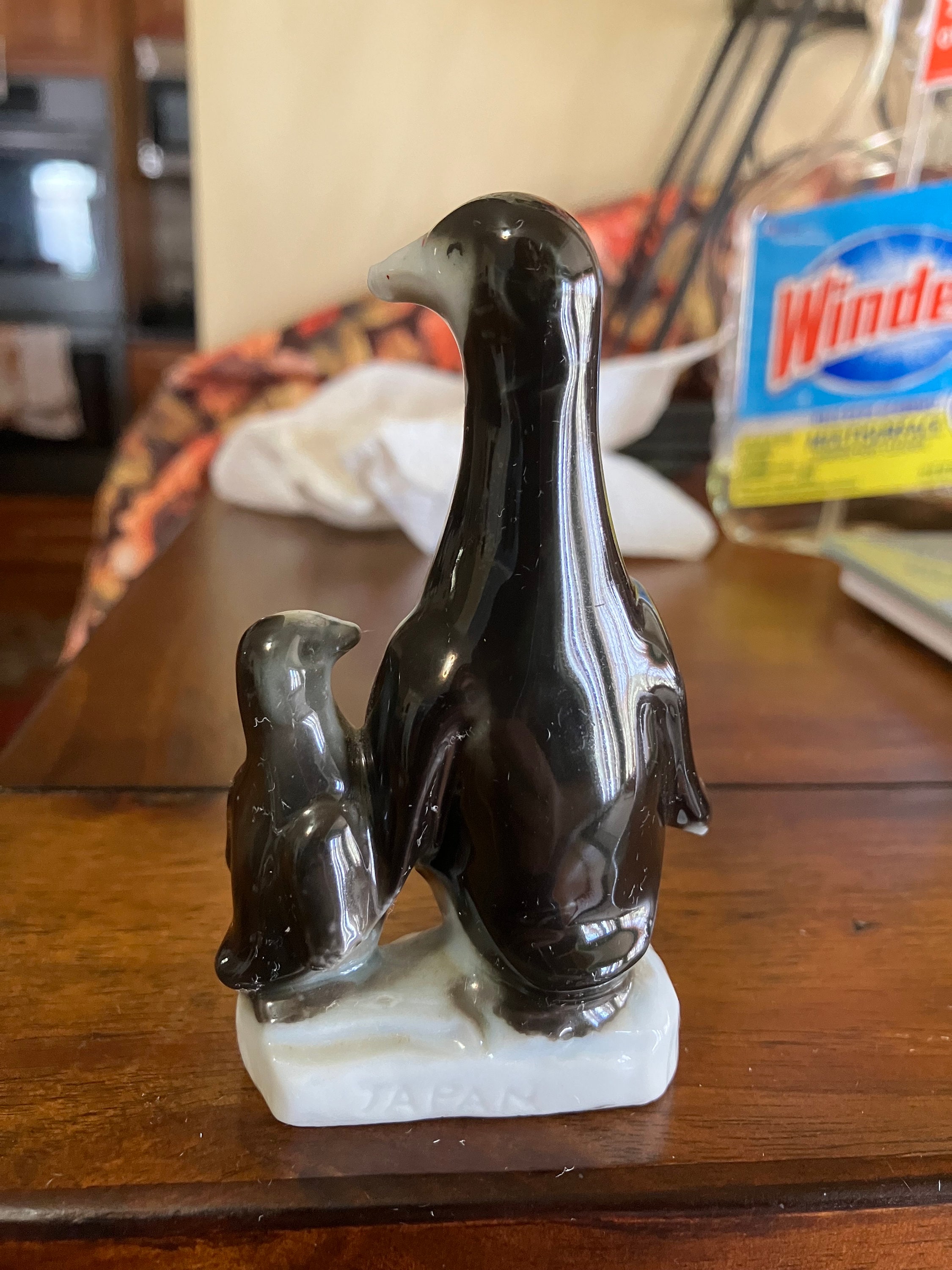 Porcelain Penguins Figurine - Etsy