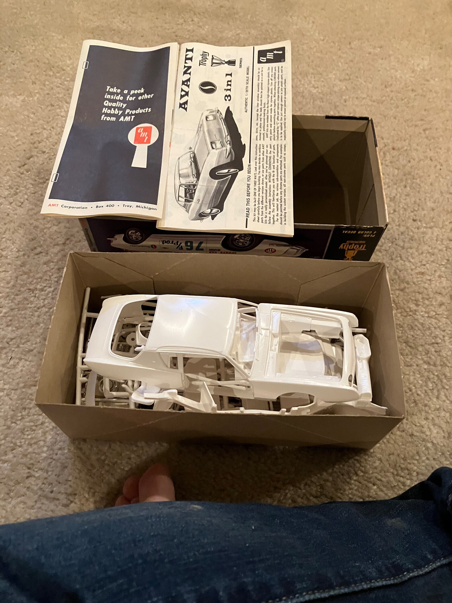 AMT Studebaker Avanti 1960s Model Kit - Etsy