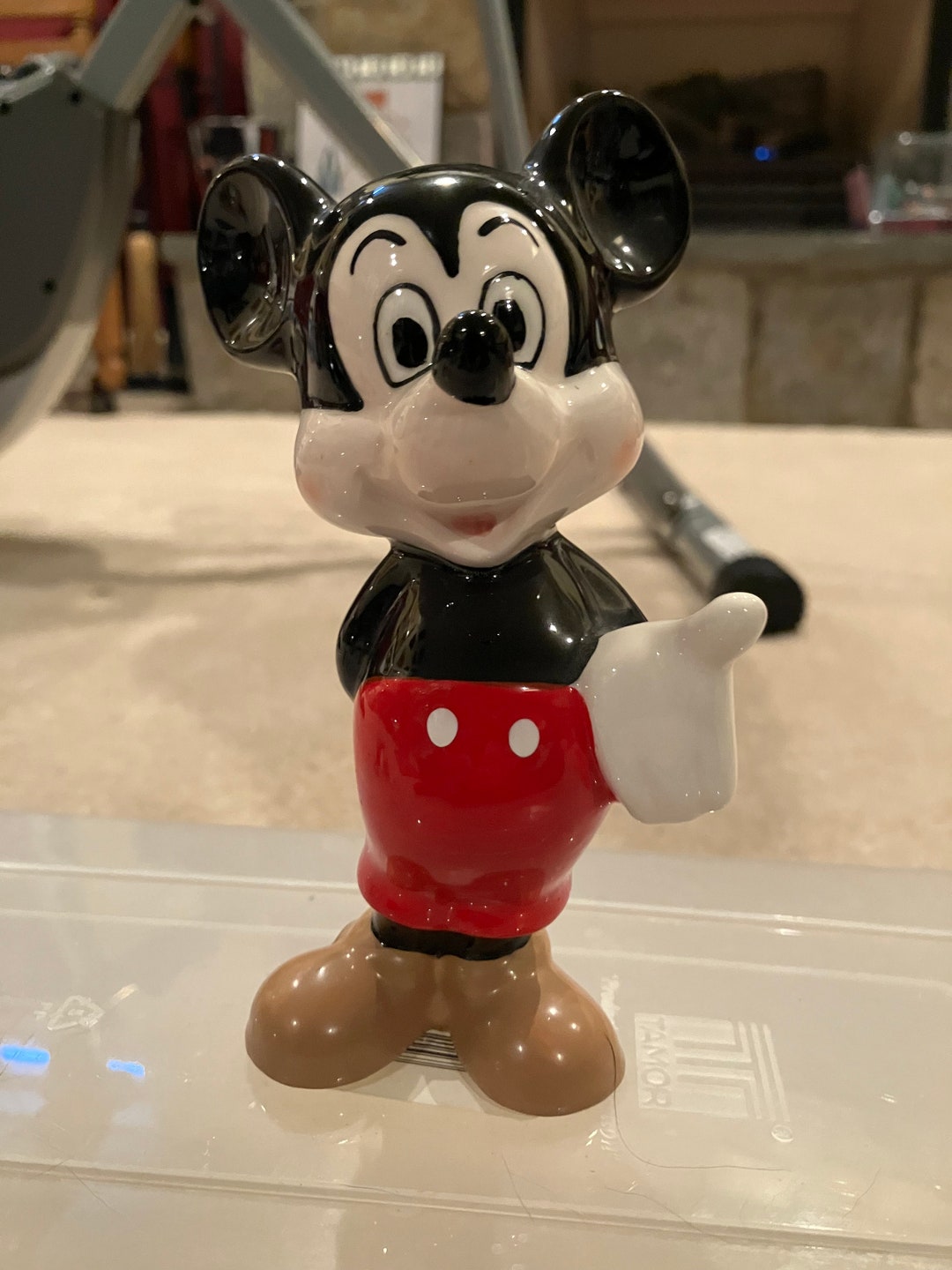 Mickey Mouse Ceramic Figurine - Etsy