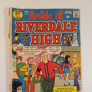 Archie at Riverdale High Comic Book 1973 No. 6 - Etsy