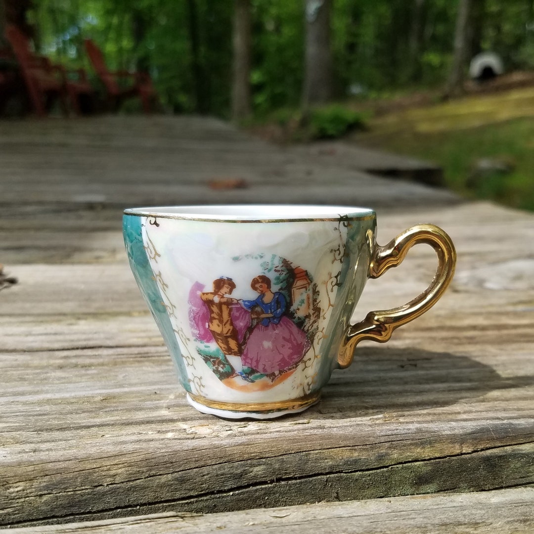 Lusterware Miniature Tea Cup Made in Japan 1920's - Etsy